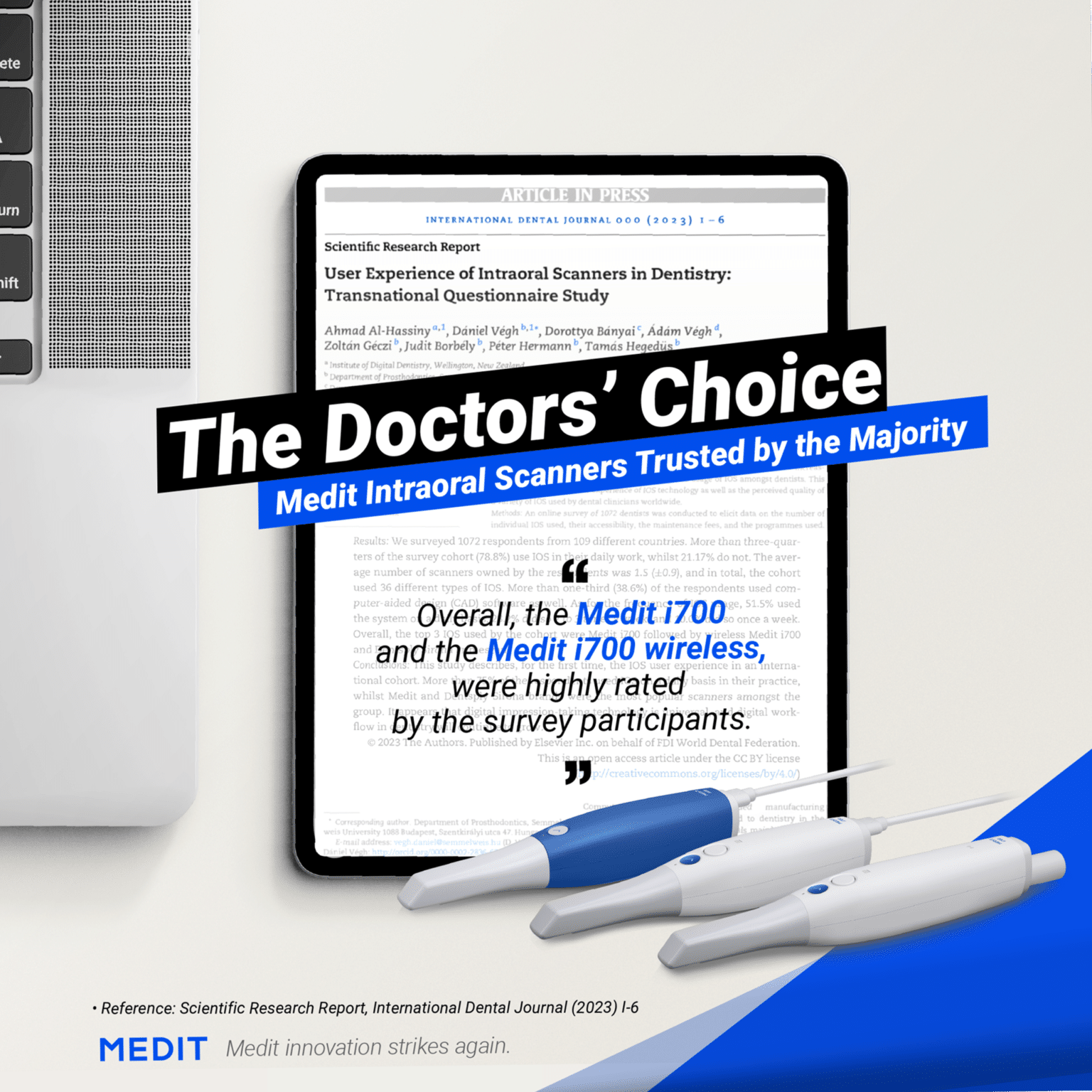 Empower Your Remarkable Digital Dentistry Journey with Medit Scanners
